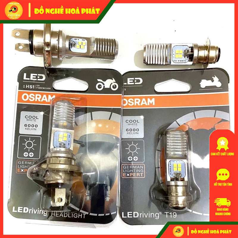 Bóng Pha LED Osram Dream- Wave siêu sáng - Chân M5-H4 Chạy Điện Bình Điện Máy | Shopee Việt Nam