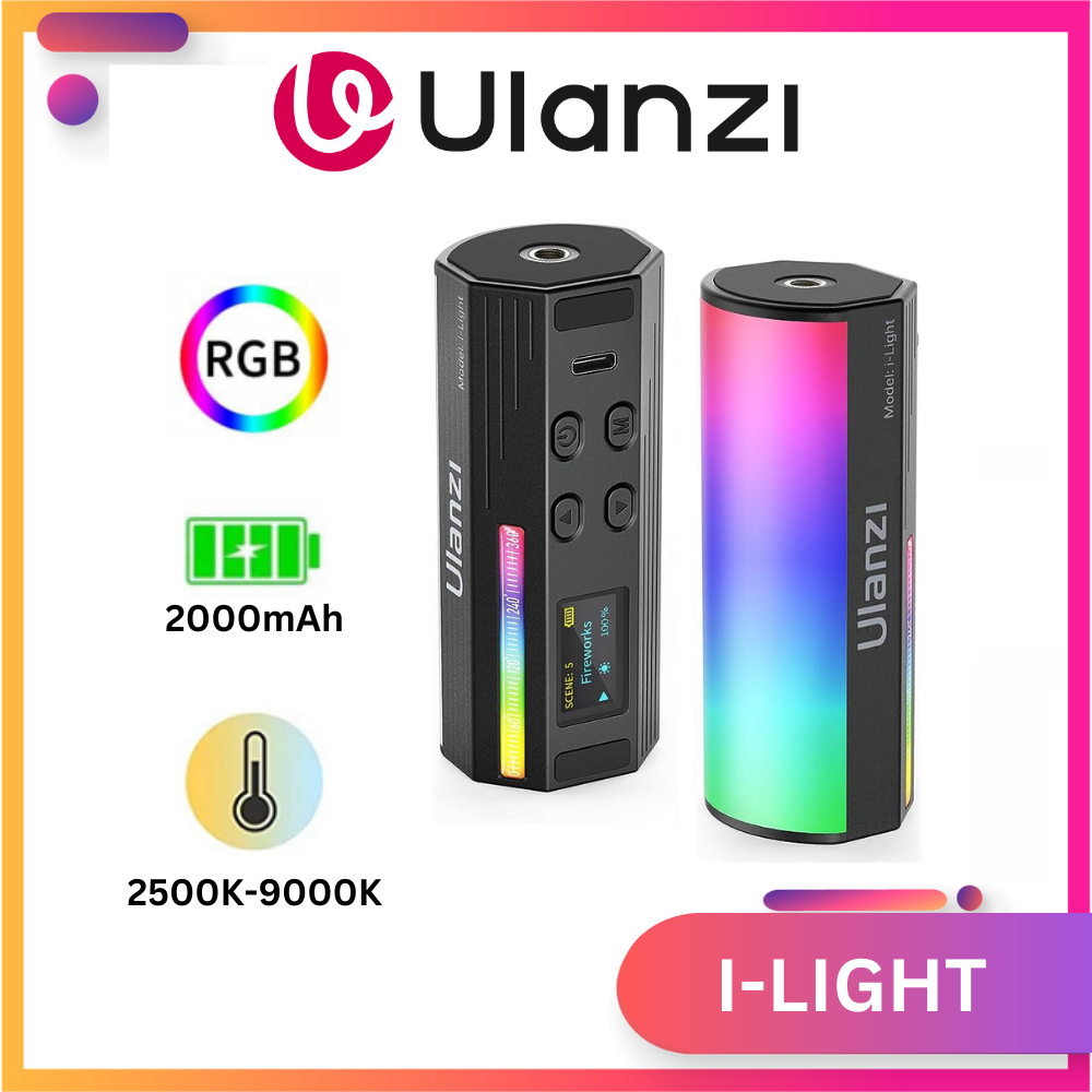 ULANZI I-LIGHT MAGNETIC RGB TUBE LIGHT (2500K-9000K) - HÀNG CHÍNH HÃNG ...