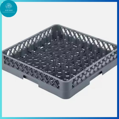 KHAY RACK ĐỰNG LY CHÉN DĨA, Rack Nhựa Chông 64 GX065 Dùng Cho Máy Rửa ...