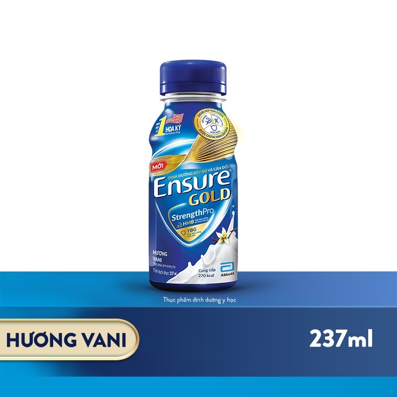 [KOL LIVE] Thùng 24 chai Ensure Vigor HMB 237ml/chai phiên bản mới ...