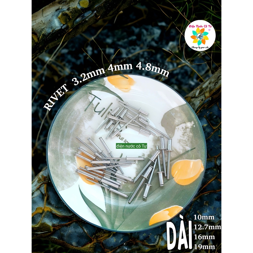 100 gram Rive nhôm Đinh rút Rivet 3/4/5li Phú Thành (100gram ~ 50 - 70 ...