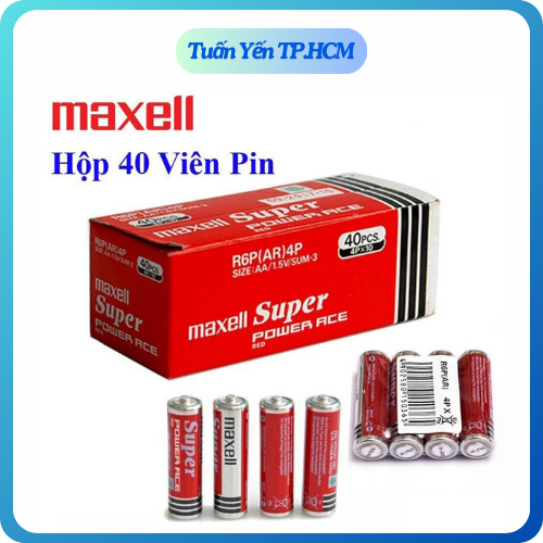 Pin AA Maxell Super Power Ace Red 1.5V (vỉ 4 viên) - Hàng chính hãng ...