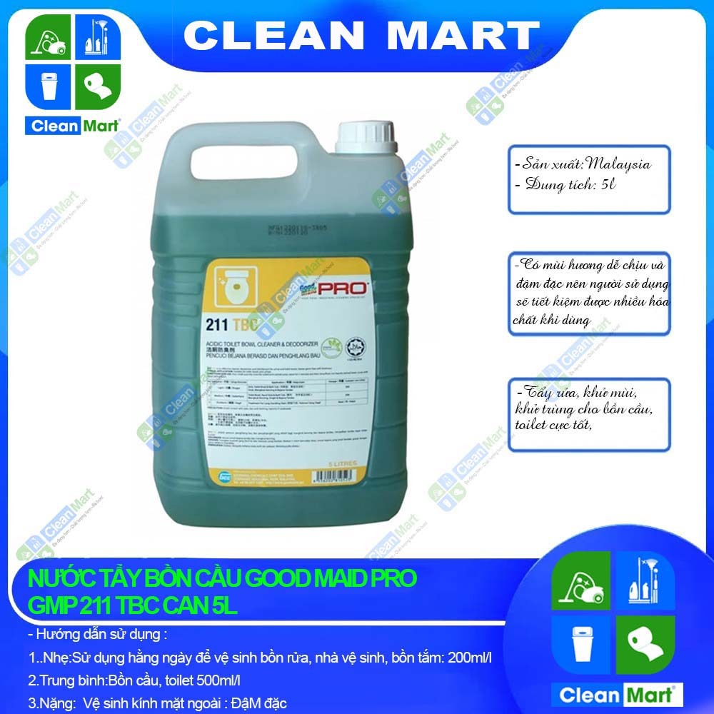 [GOODMAID PRO] Nước Tẩy Bồn Cầu Goodmaid Pro GMP 211 TBC Chính Hãng ...