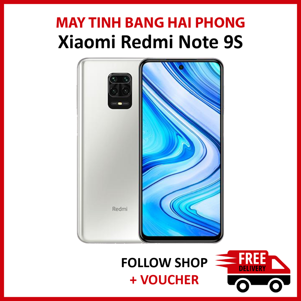 Điện thoại Note 9s RAM 6/64GB chip Snapdragon 720G màn Full HD+ Camera 48MP pin 5020 mAh ...