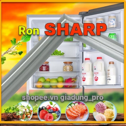 Ron tủ lạnh SHARP Model SJ-186S-SL | Shopee Việt Nam