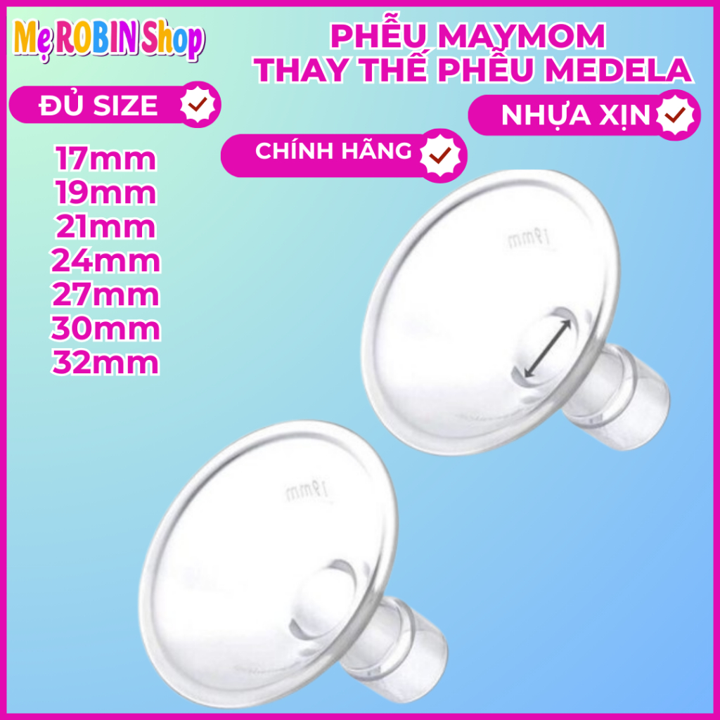 (ĐỦ SIZE) Phễu Hút Sữa Maymom Thay Thế Cho Máy Hút Sữa MEDELA Các Loại ...