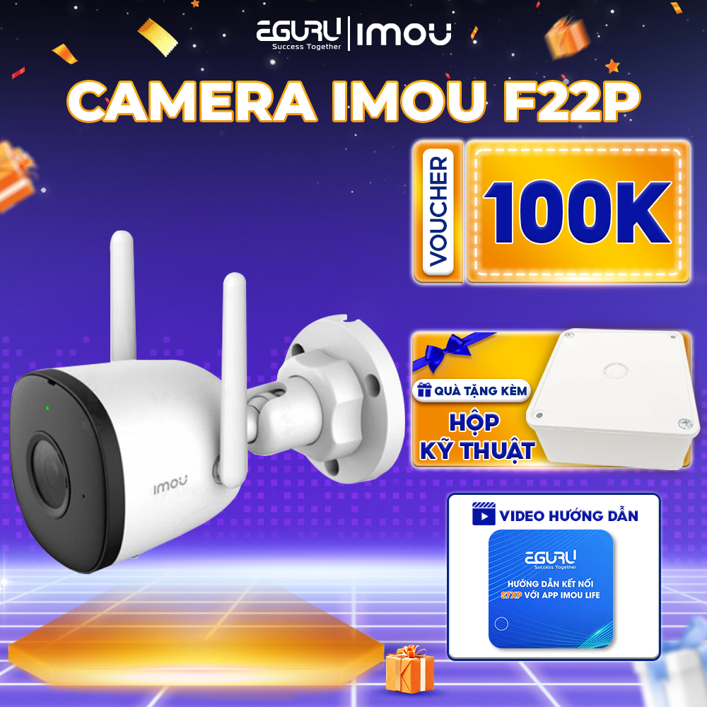 Camera IMOU F22P 2MP | F32FP 3MP Ngoài Trời Cố Định | Chống Nước | Chính hãng BH TẶNG HỘP KT ...