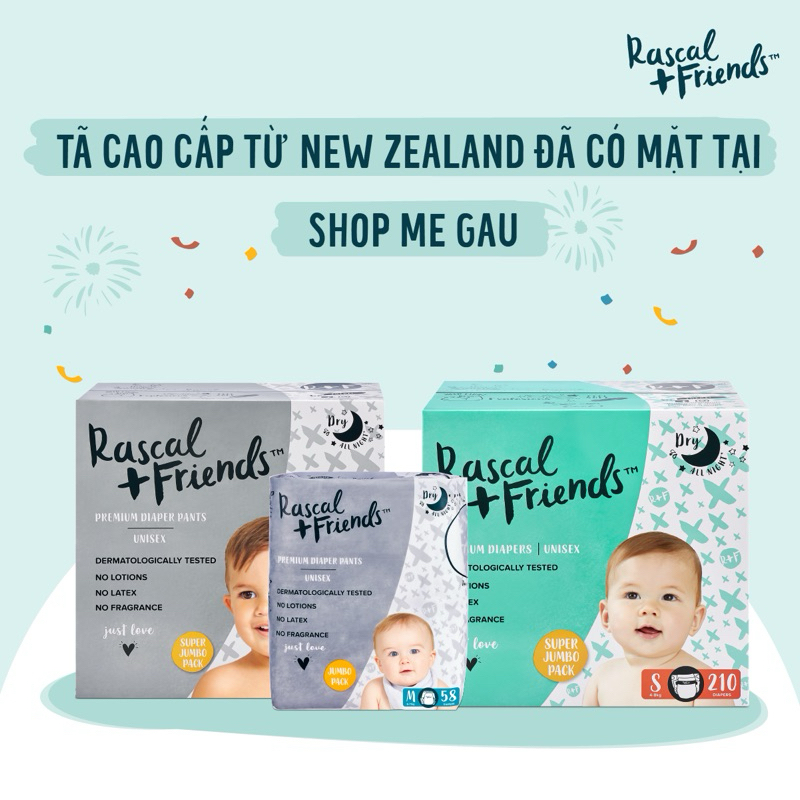 [CHÍNH HÃNG] Bỉm dán/quần RASCALS (Rascal + Friends) cao cấp đến từ New ...