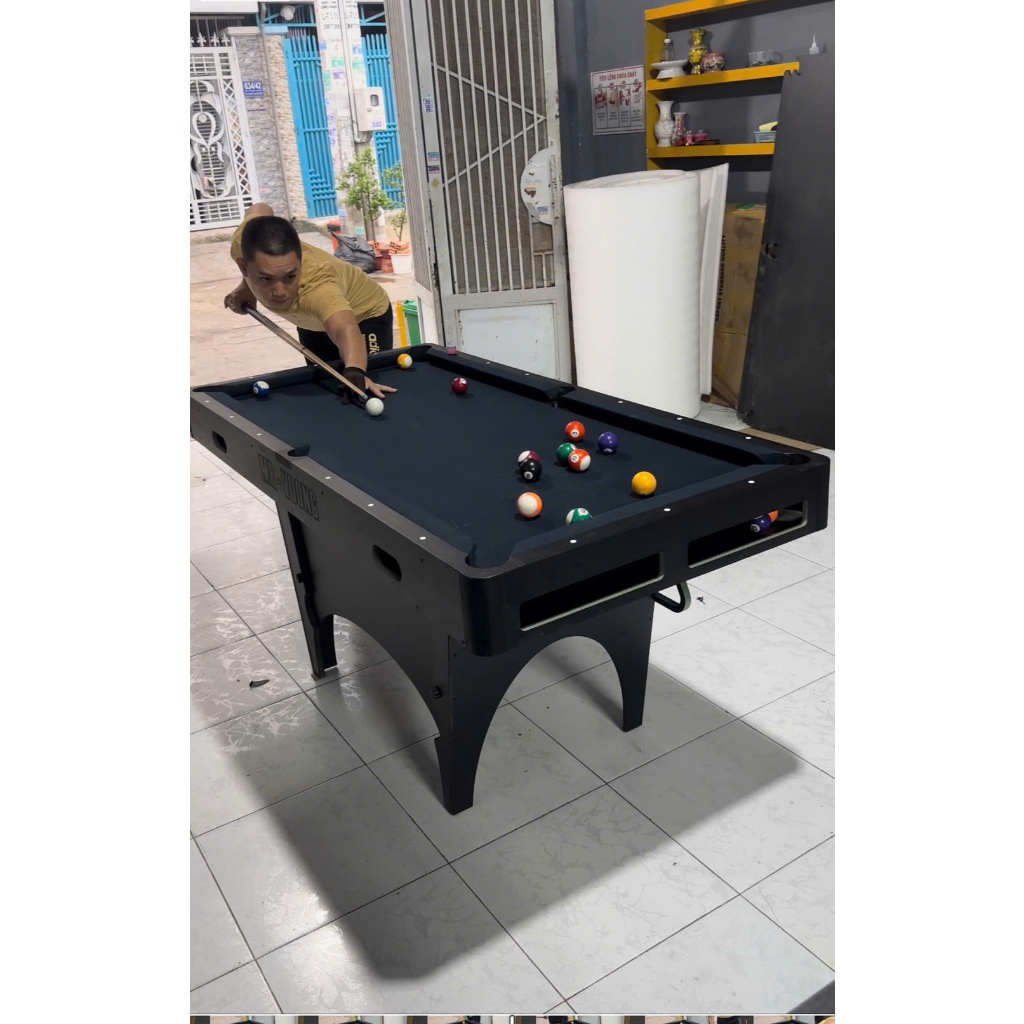 Bàn Bida Mini 1M6 MR-VUONG Chân Hộp Gập Gọn, Mẫu Mới 2024, Dễ Lắp Ráp ...