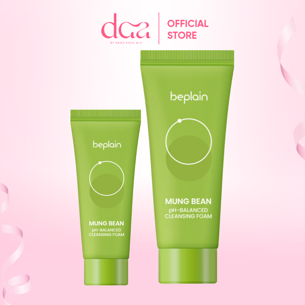 Sữa rửa mặt Beplain Mung Bean pH-Balanced Cleansing Foam 80ml/160ml ...