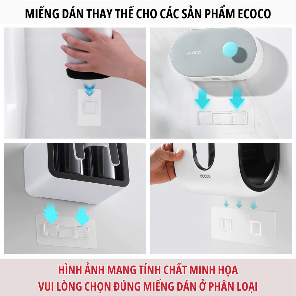 Miếng dán ECOCO chính hãng đủ size không cần khoan tường tiện dụng | Shopee Việt Nam