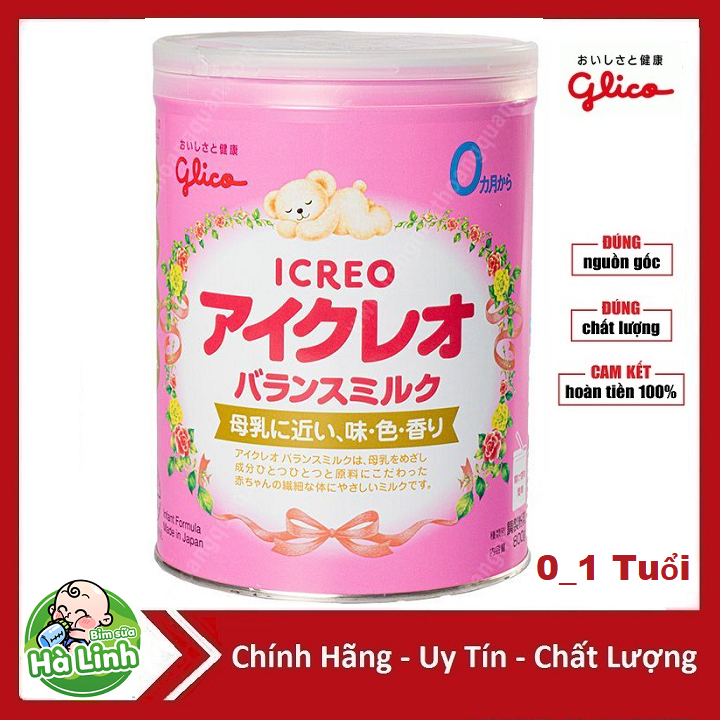 [Date 2026] Sữa Glico Icreo Số 0 Hộp (800g) | Shopee Việt Nam