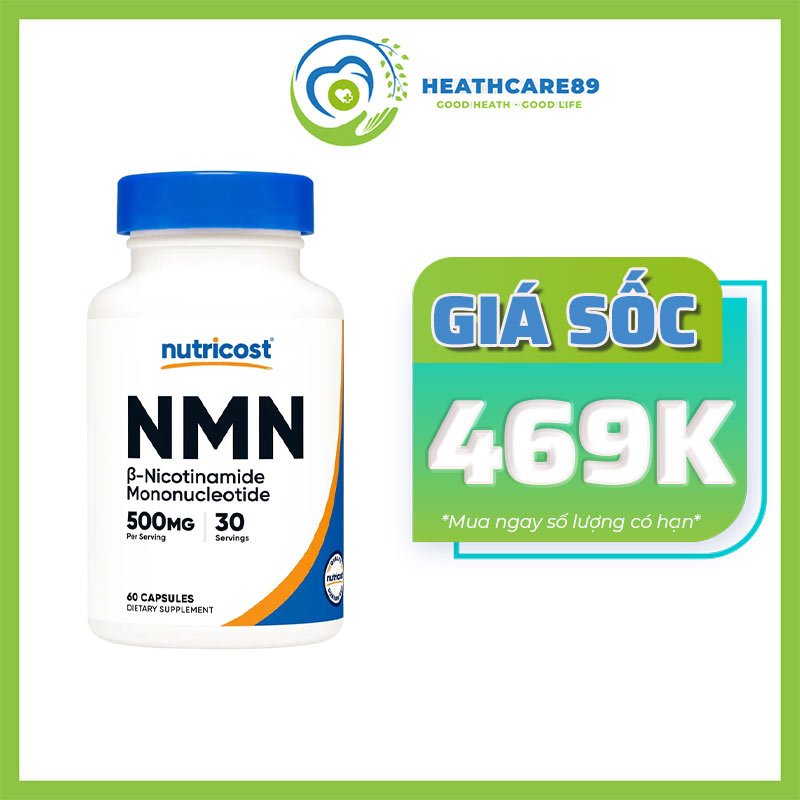 NUTRICOST NMN 500MG 60 VIÊN NHỘNG Cung Cấp Năng Lượng Cho Cơ Thể | Shopee Việt Nam
