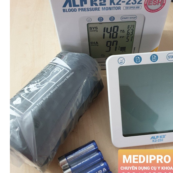 MÁY ĐO HUYẾT ÁP K2-232( TẶNG KÈM BỘ ĐỔI ĐIỆN 150K) | Shopee Việt Nam