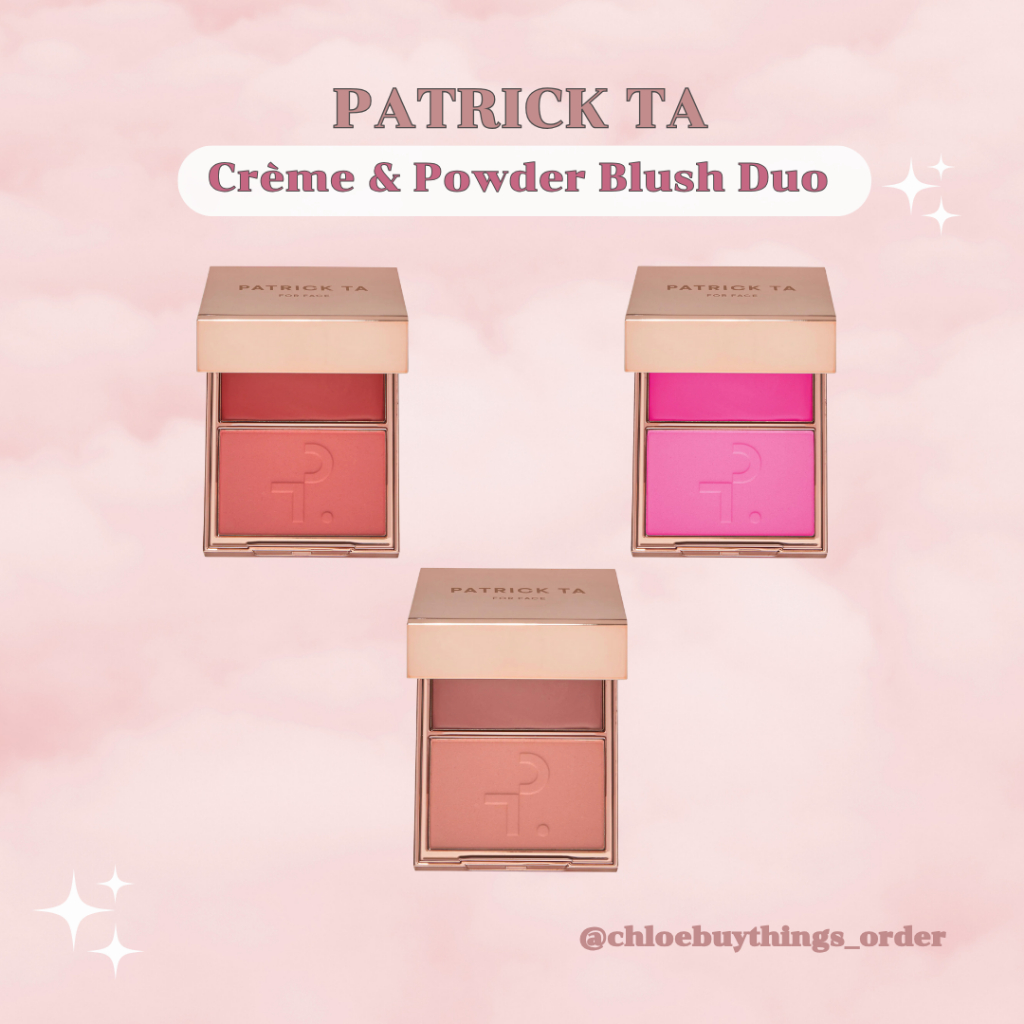 [SẴN SHE KNOWS WHO SHE IS] [BILL US] Patrick Ta Major Headlines Double-Take Crème & Powder Blush ...