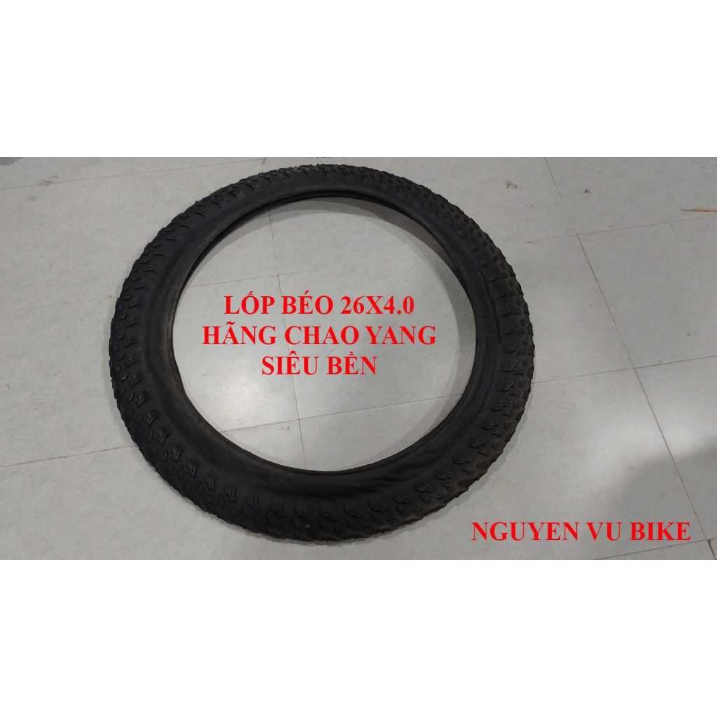 Săm, Lốp xe đạp bánh béo 26x4.0 - Hãng Chao Yang siêu bền | Shopee Việt Nam