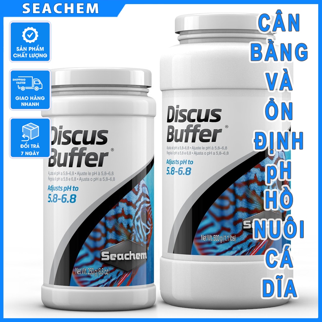 Chất đệm Seachem - Discus Buffer điều chỉnh và ổn định pH 5.8-6.8 cho ...