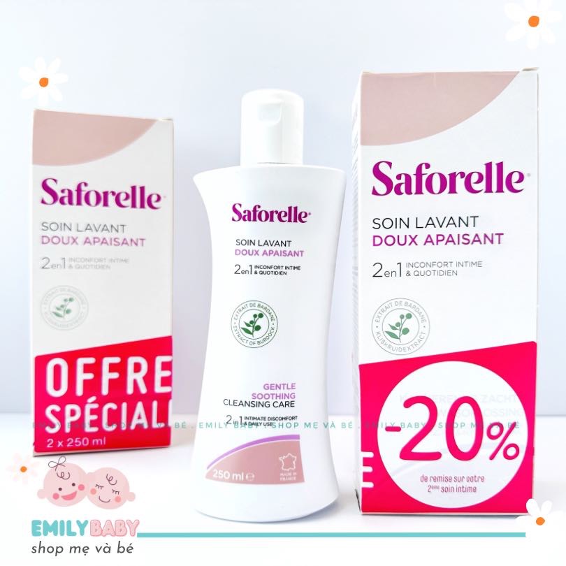 Dung dịch vệ sinh Saforelle Pháp 250ml | Shopee Việt Nam