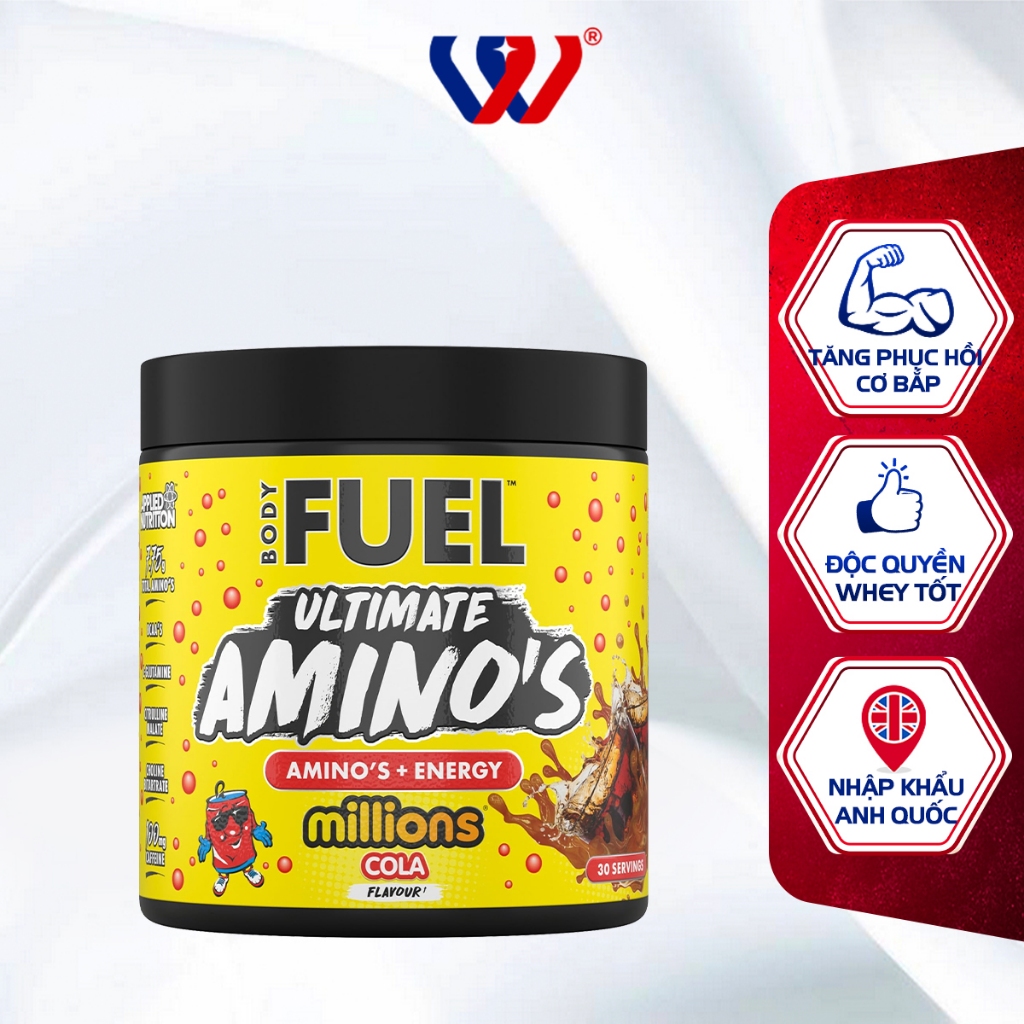 BCAA Applied Nutrition Bodyfuel Ultimate Amino's 270g 30 Lần Dùng | Shopee Việt Nam