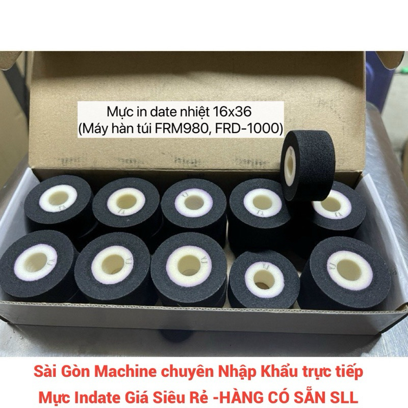 Mực indate, mực nhiệt dành cho máy in hạn sử dụng My 380, máy hàn miệng ...