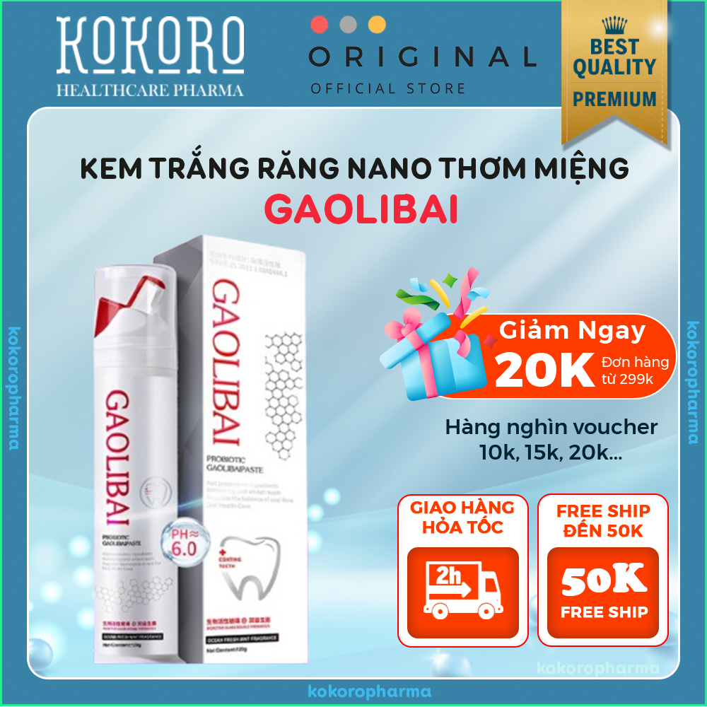 [CHÍNH HÃNG] Gel Nano Bạc GAOLIBAI - GAOLIBAI Đánh Bật Cao Răng Sạch ...