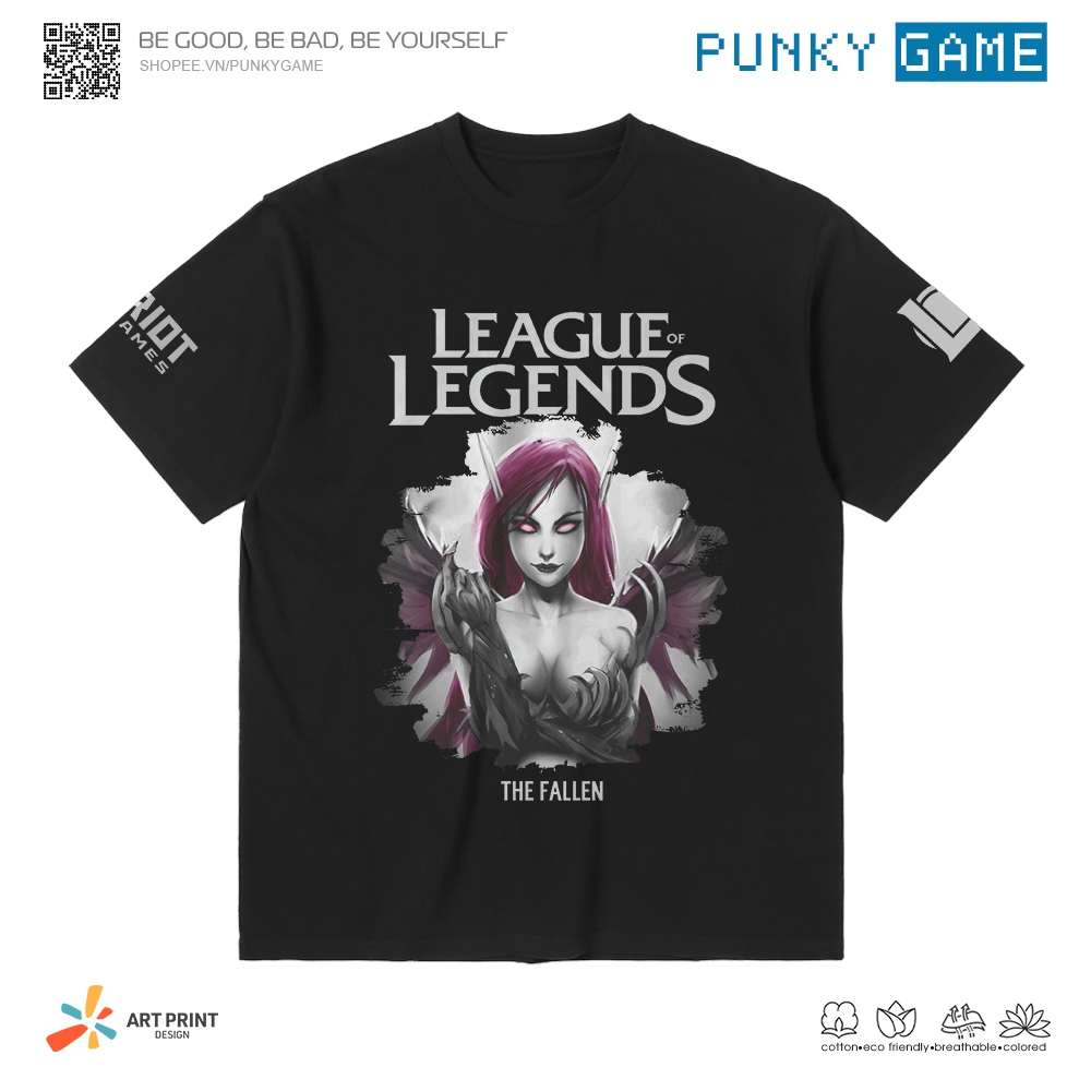 Áo thun Unisex Liên Minh Huyền Thoại (LMHT) MORGANA Digital Art Cotton ...