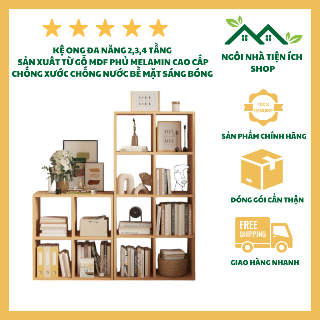 Kệ Ong Decor Đa Năng, Chất Liệu MDF, Dễ Dàng Thiết Kế Decor Trang Trí ...