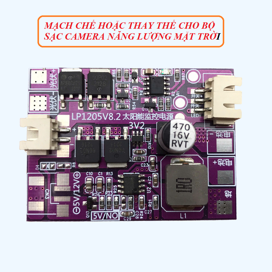Mạch sạc 12V cho Camera năng lượng mặt trời | Shopee Việt Nam
