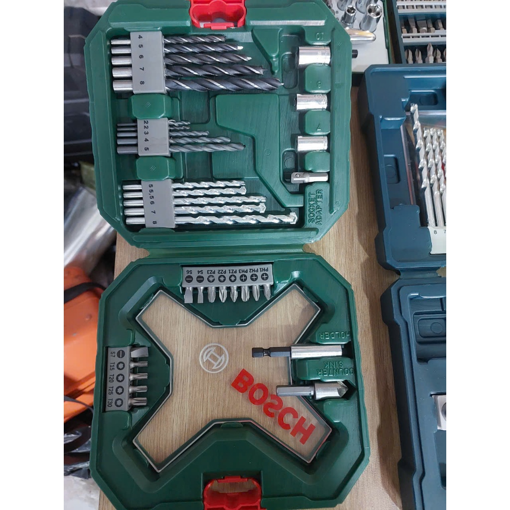 [Chính hãng]Bộ mũi khoan và vặn vít X-Line Bosch 34 món 2607010608 ...