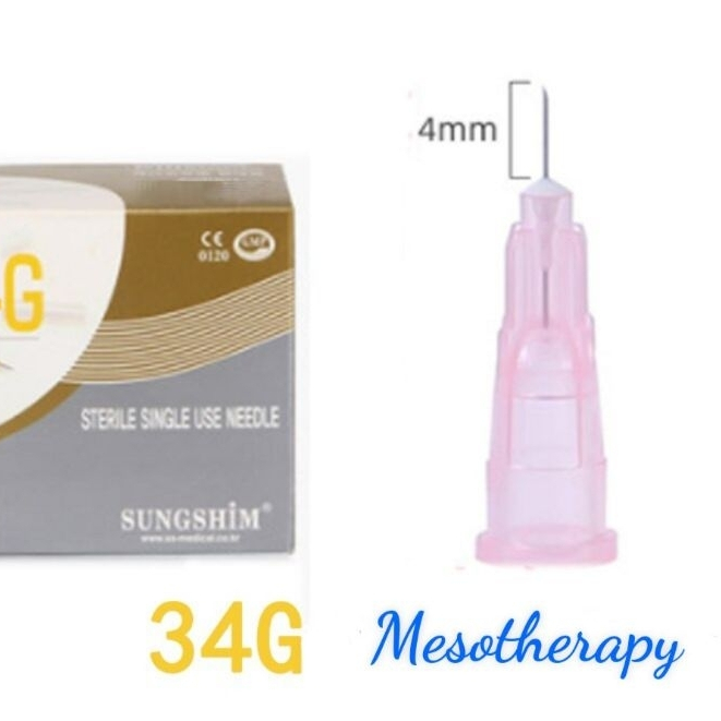 [MUA 10 TẶNG 1] Đầu kim 34G 4mm Sungshim nanoneedle tiêm cá hồi dưỡng chất prp | Shopee Việt Nam