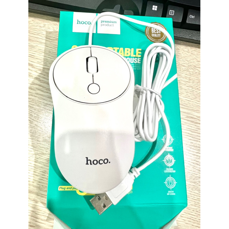 chuột có đây Hoco GM13 hàng cao cấp dành cho laptop, máy tính,thiết kế ...