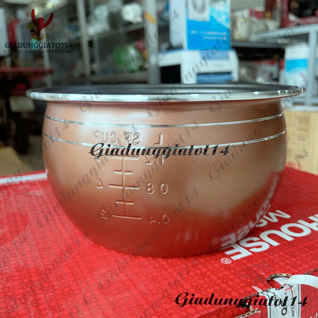 Lòng nồi cơm điện Cuckoo Cr387/388- dung tích 1L,1L2,1L8, 2L2- Lòng chống dính- Đổi mới lỗi 1 ...