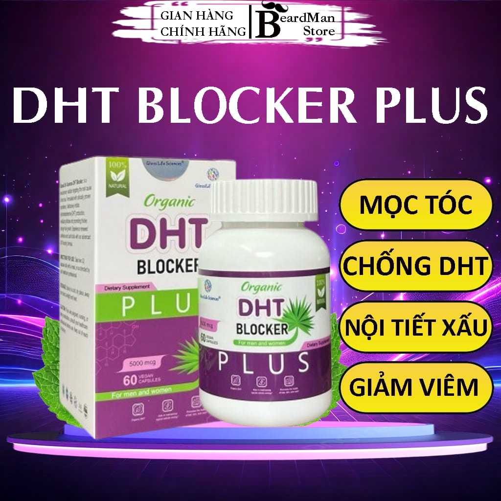 Viên Chống DHT: Organic DHT Blocker Plus GlossyLife Sciences - 60 Viên ...