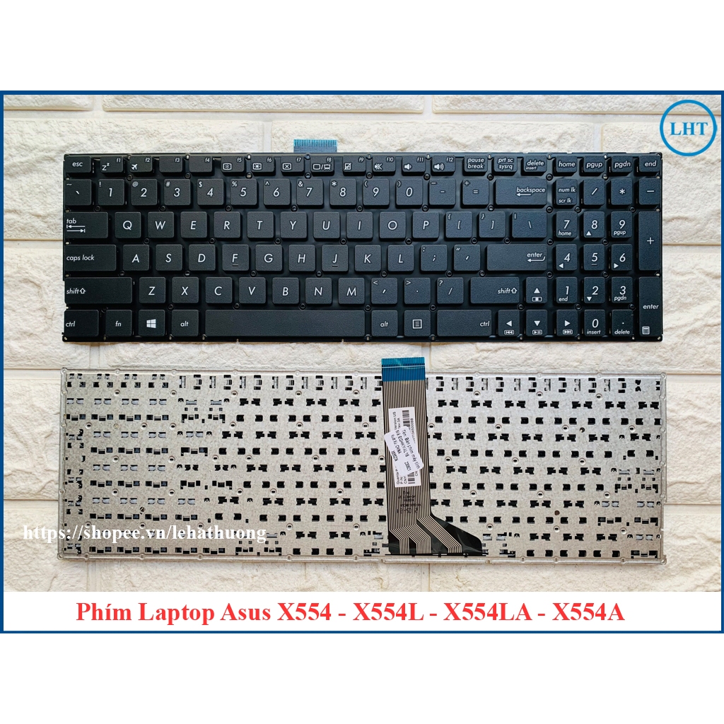 Bàn Phím Laptop Asus X554 X554L X554LA X554A K555 X555 X555LJ R565L ...