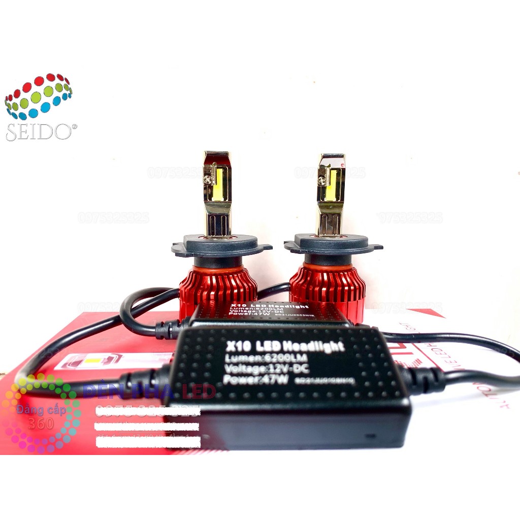 Đèn pha led X10 NEW 2023- 47W - x10s sáng mạnh hơn Z10s Z10 matrix ...