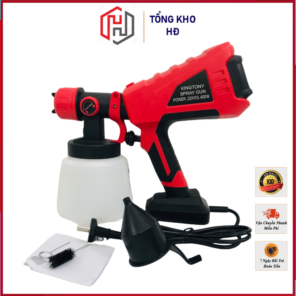 Máy Phun Sơn Cầm Tay SPRAY GUN - JH09 - Dùng điện 220V - Công suất 600W ...