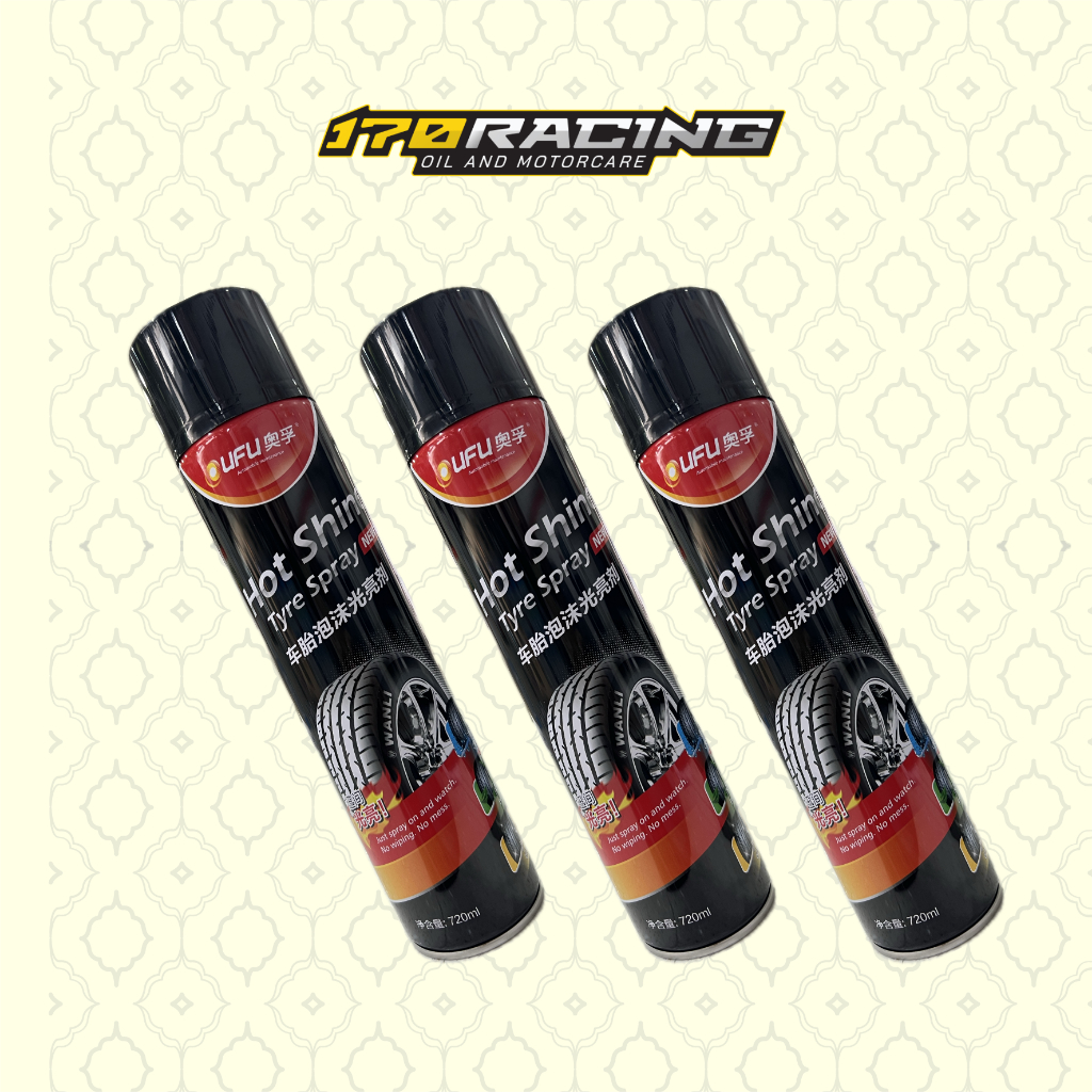 (HCM) Chai xịt làm bóng lốp xe, Bóng võ xe xe ô tô xe máy HOT SHINE 720ml | Shopee Việt Nam
