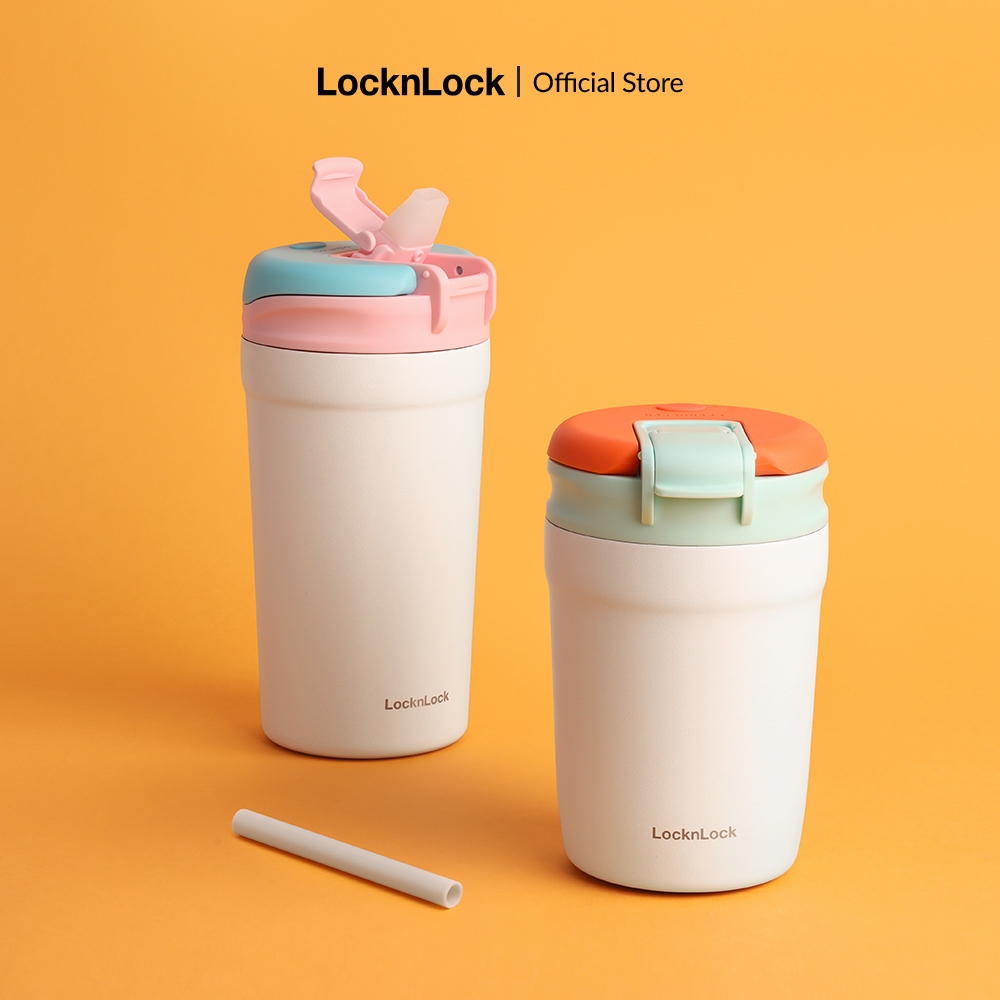 Ly giữ nhiệt LocknLock Dual Flip Tumbler LHC4290 LHC4298, 320ml 430ml ...