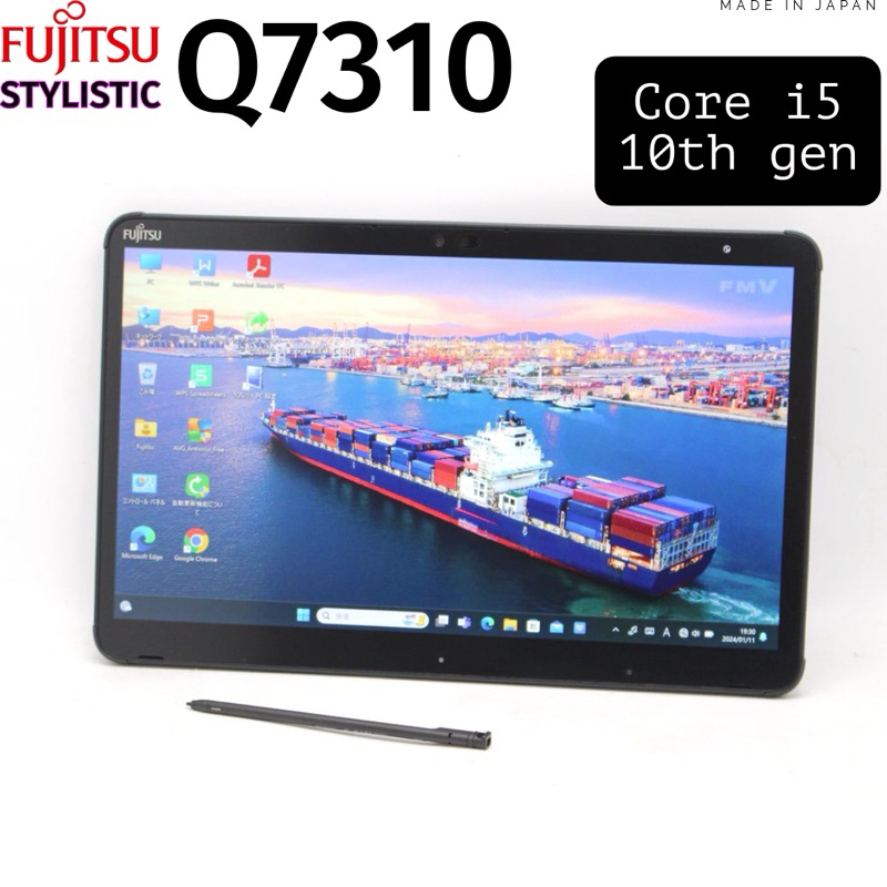 Máy tính bảng Fujitsu Q7310 Core i5-10310U, 8gb ram, 512gb ssd, màn cảm ...