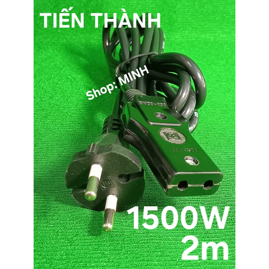 Dây nguồn nồi cơm 2 lỗ tròn Tiến Thành LOẠI TỐT 1500W 2m - HÀNG VIỆT ...