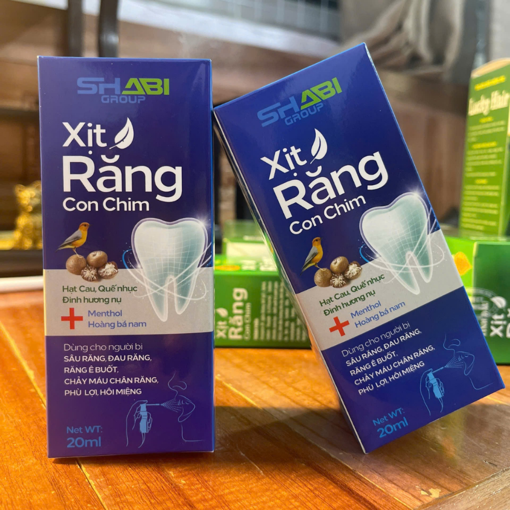Xịt Răng Con Chim (Chai 20ml) Dùng cho người bị sâu răng, đau răng ...