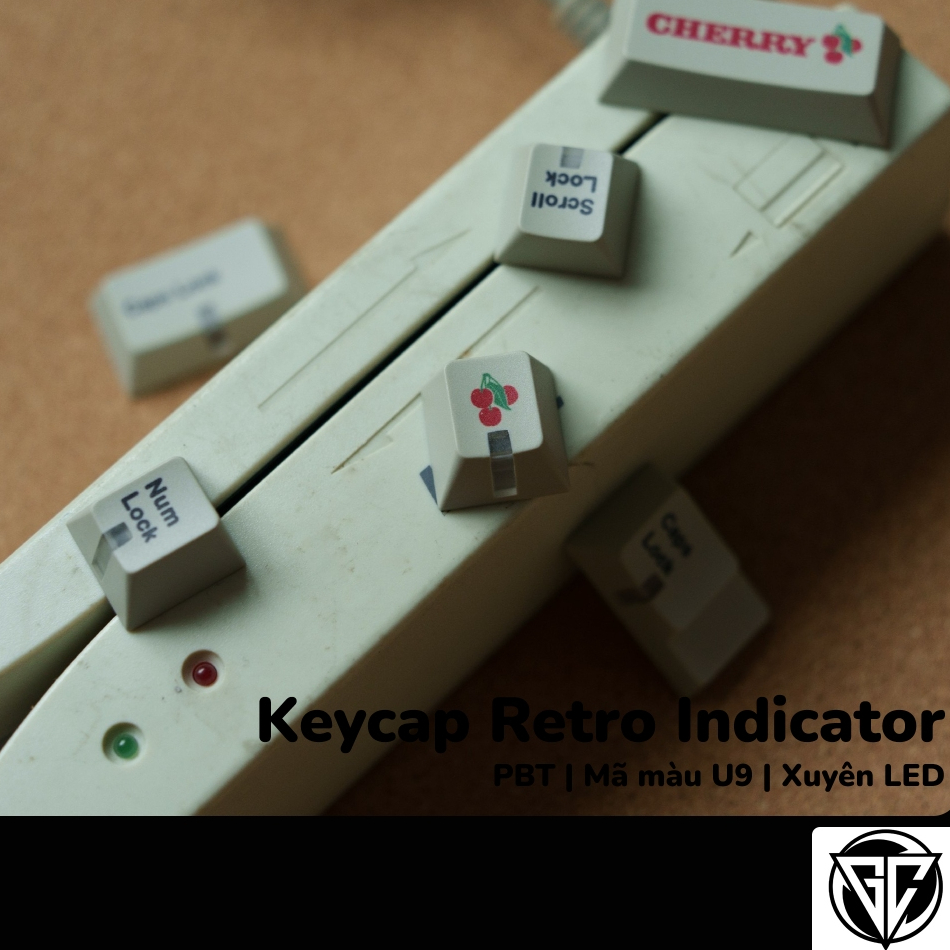 Keycap Retro Indicator | Keycap xuyên led nhựa PBT mã màu U9 | Shopee ...