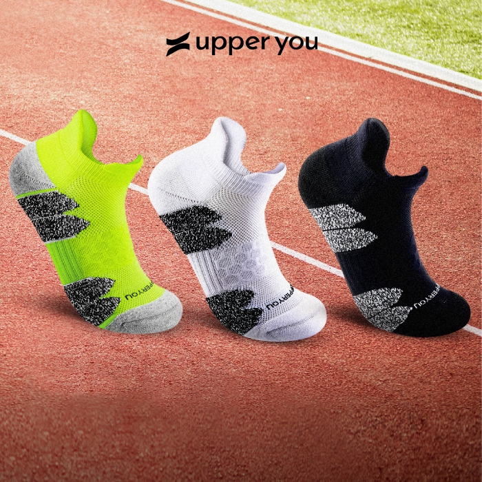 Tất Chạy Bộ 3 - 21Km Nam Cổ Ngắn UPPER YOU Đệm Lót Dày Dặn Cực Êm Thấm ...