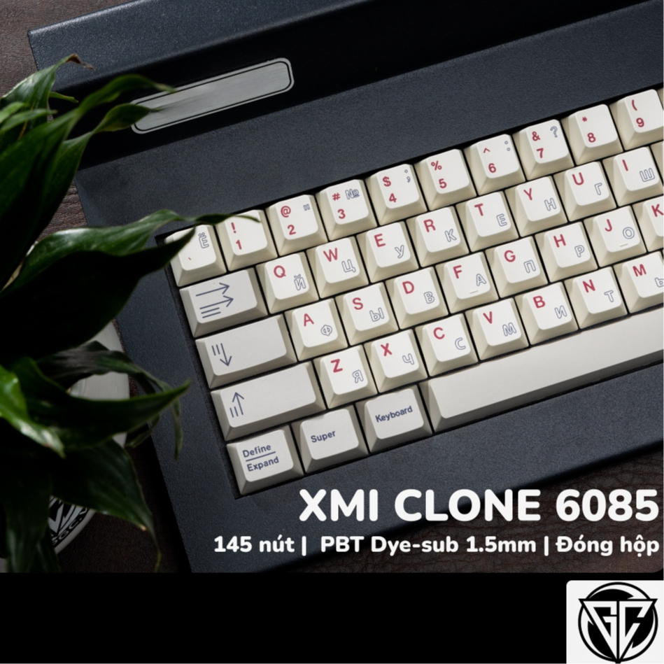 Keycap Retro | Keycap 6085 Hollow Red nhựa PBT 145 nút in nhiệt Dyesub ...