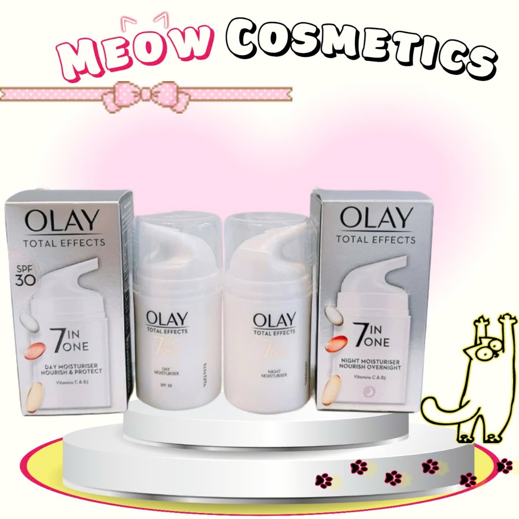Kem dưỡng Olay Total Effects 7 In One Anti Ageing Moisturiser 50ml (cosme) - MEO SHOP | Shopee ...