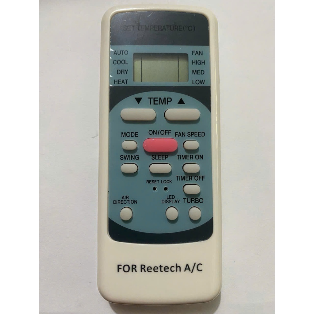 Điều khiển, Remote dùng cho máy lạnh Reetech các loại (tặng kèm pin ...