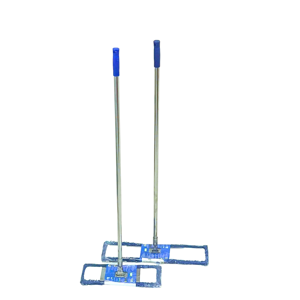 Cây lau nhà công nghiệp san hô 45cm 60cm inox cán thẳng sợi bông ...