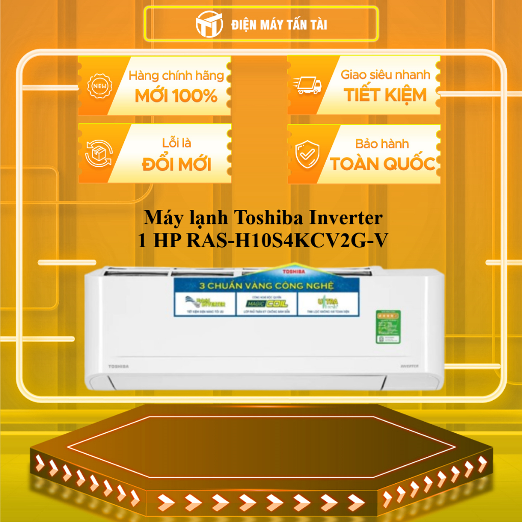 RAS-H10S4KCV2G-V / RAS-H10S5KCV2G-V - Máy Lạnh Toshiba Inverter 1 HP - HÀNG CHÍNH HÃNG | Shopee ...