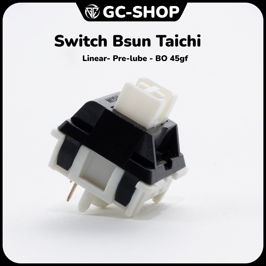 Switch Bsun Taichi | Switch Linear 45gf | Switch Pre-Lube sẵn dành cho bàn phím cơ | Shopee Việt Nam