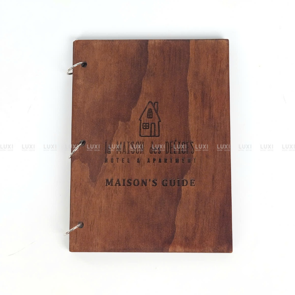 [FREE THIẾT KẾ] Quyển Menu khoen tròn - Menu Nhà hàng - Cafe LUXI decor ...